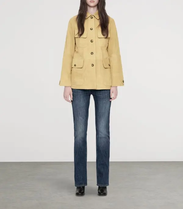 ALLSAINTS Suede Roiya Hunting Jacket