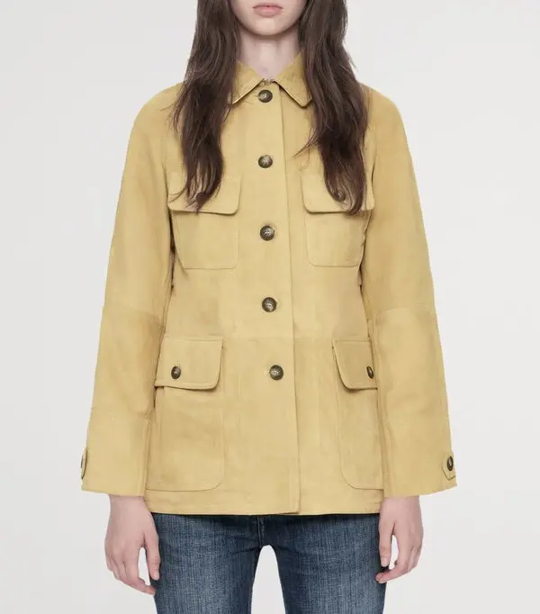 ALLSAINTS Suede Roiya Hunting Jacket
