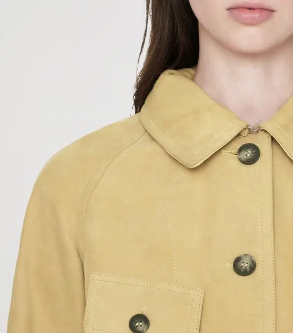 ALLSAINTS Suede Roiya Hunting Jacket