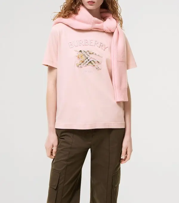 Burberry Cotton Check Ekd T-shirt