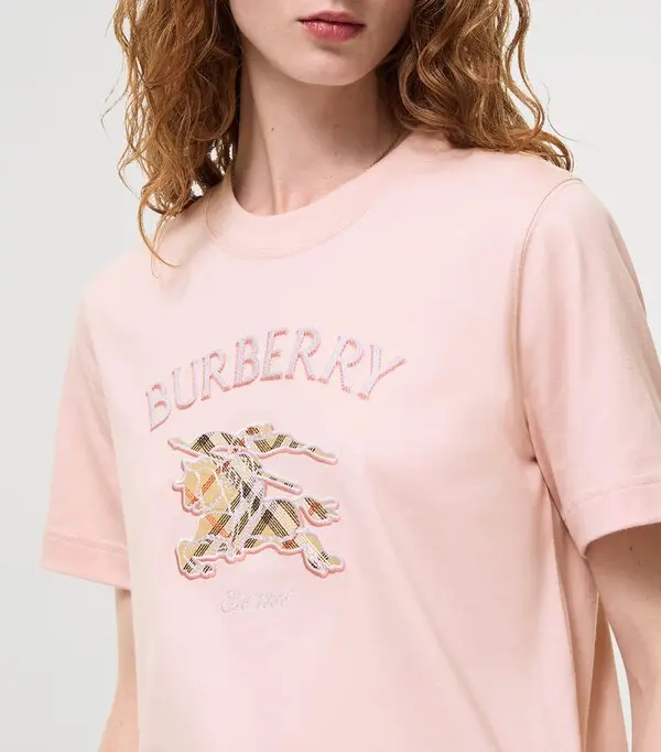 Burberry Cotton Check Ekd T-shirt