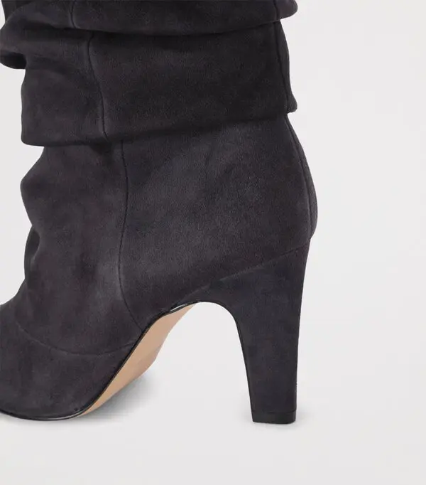 Kurt Geiger Suede Barb Slouch Boots