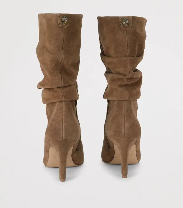 Kurt Geiger Suede Barb Slouch Boots