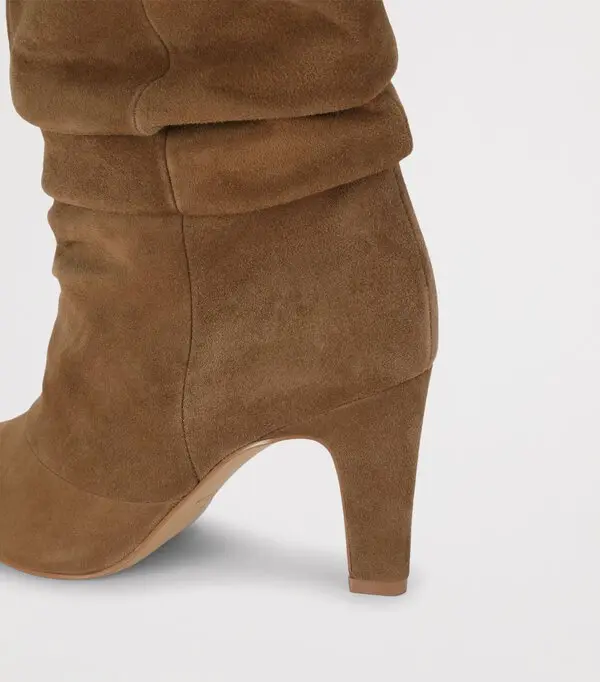 Kurt Geiger Suede Barb Slouch Boots