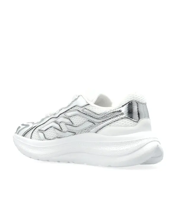Casadei Wave Pattern Platform Sneakers