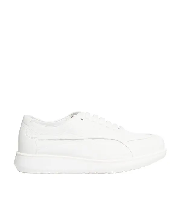 Giorgio Armani Lace-up Low-top Leather Sneakers