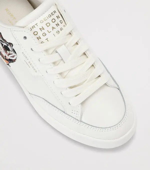 Kurt Geiger Leather London Patch Sneakers