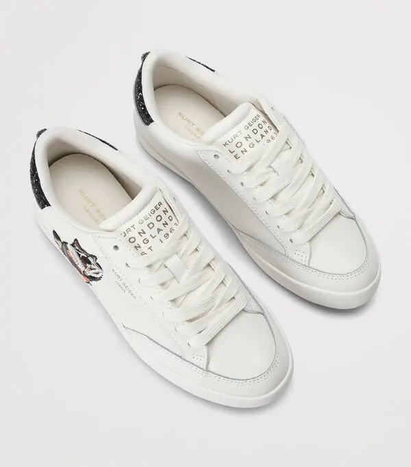 Kurt Geiger Leather London Patch Sneakers