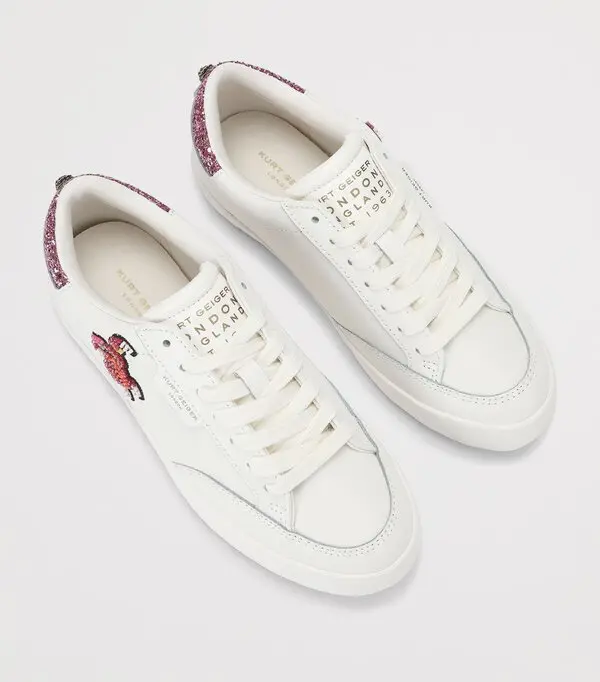Kurt Geiger Leather Patch Sneakers