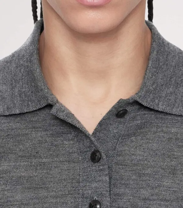 ALLSAINTS Merino Wool Martel Polo Sweater