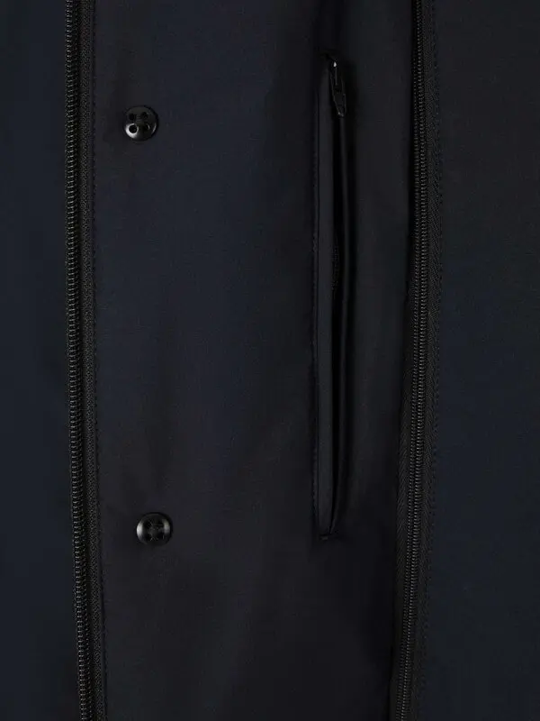 Herno High-neck Padded Jacket With Removable Hood