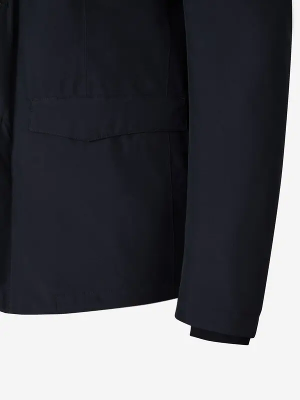 Herno High-neck Padded Jacket With Removable Hood