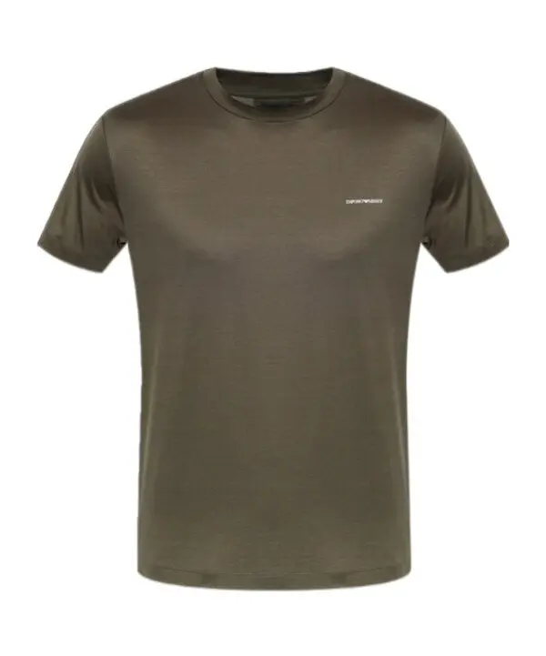 Emporio Armani Logo Printed Crewneck T-shirt