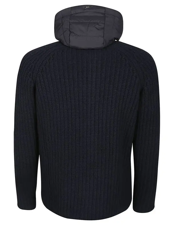 Herno Padded Hood Knit Jacket