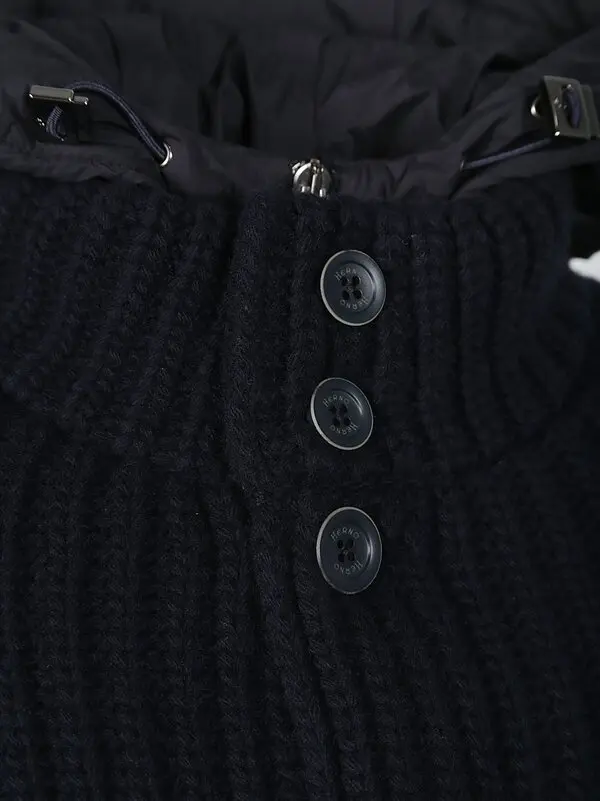 Herno Padded Hood Knit Jacket