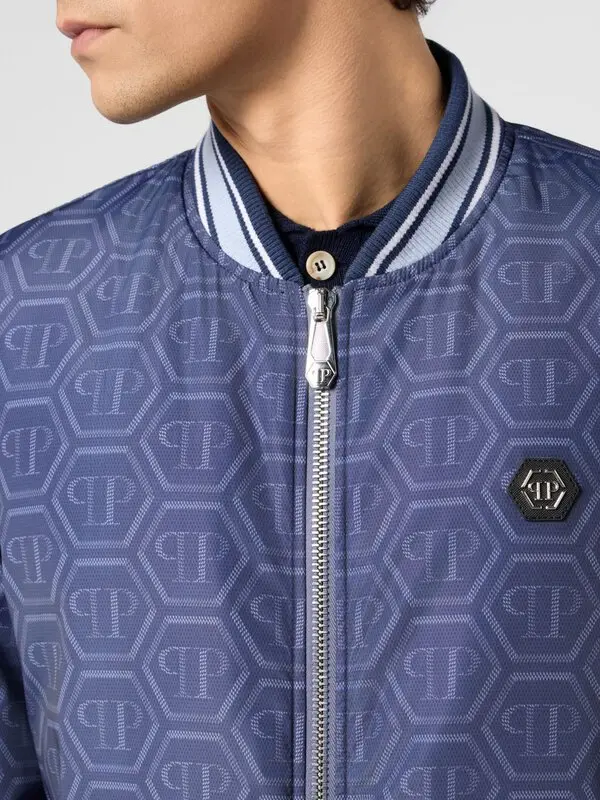 Philipp Plein Bomber Jacket - Blue