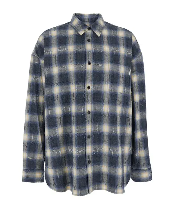 JUUN.J Plaid Long-sleeved Shirt