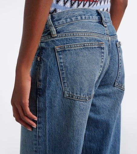 FRAME Saturday Straight Jeans In Faded Wash