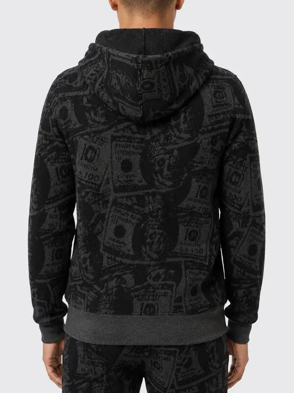 Philipp Plein Printed Zip-up Hoodie