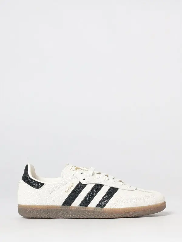 ADIDAS ORIGINALS Samba Og Trainers In Embossed Leather With 3-stripes Logo - White