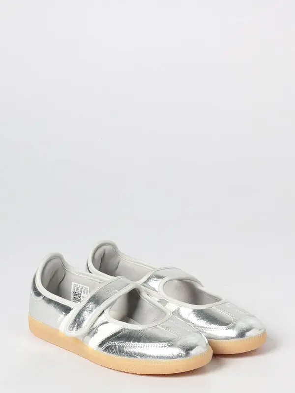 ADIDAS ORIGINALS Samba Jane Mary Jane Ballet Flats In Laminated Leather With Logo
