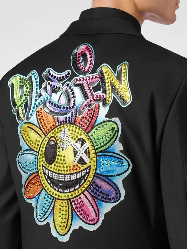 Philipp Plein Embellished Graphic Blazer