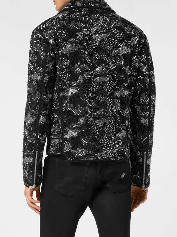 Philipp Plein Embellished Zip-up Jacket