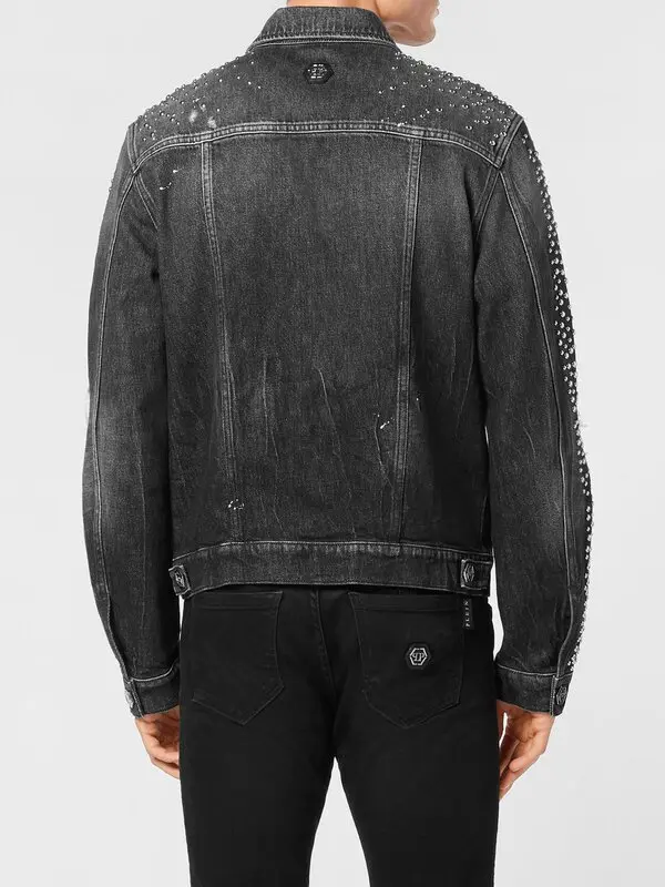 Philipp Plein Embellished Denim Jacket