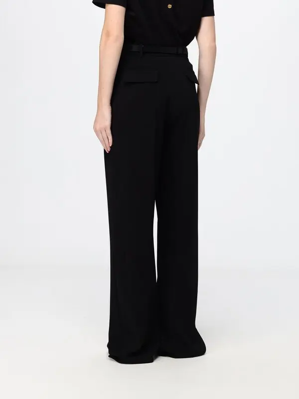 Elisabetta Franchi Wide Leg Tailored Pants - Black