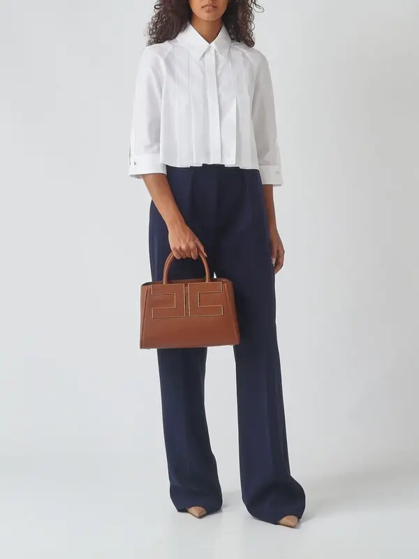 Elisabetta Franchi Wide Leg Tailored Pants