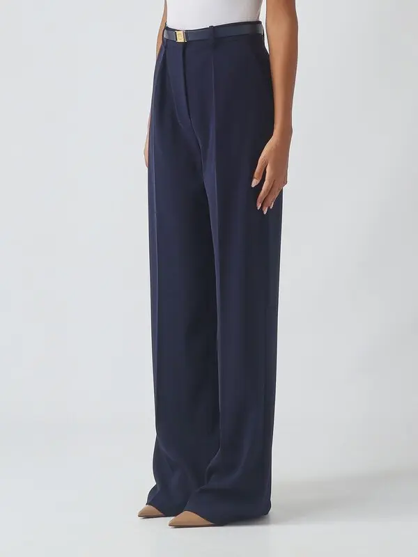 Elisabetta Franchi Wide Leg Tailored Pants