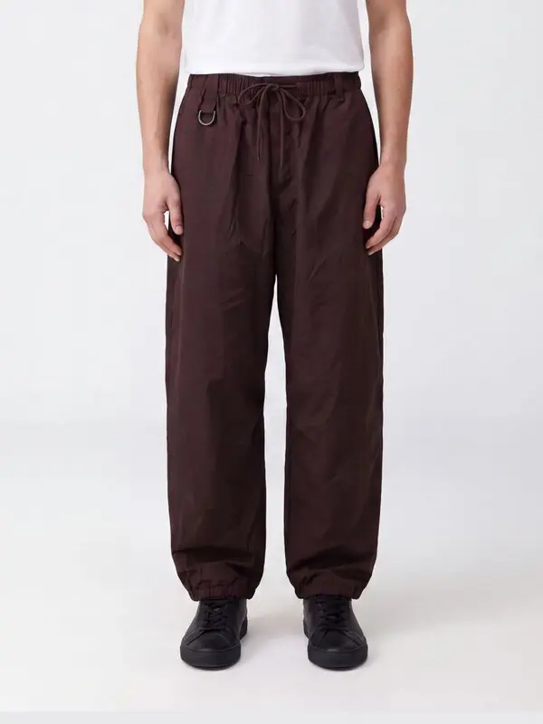 Y3 Technical Fabric Jogging Trousers With 3 Stripes Logo
