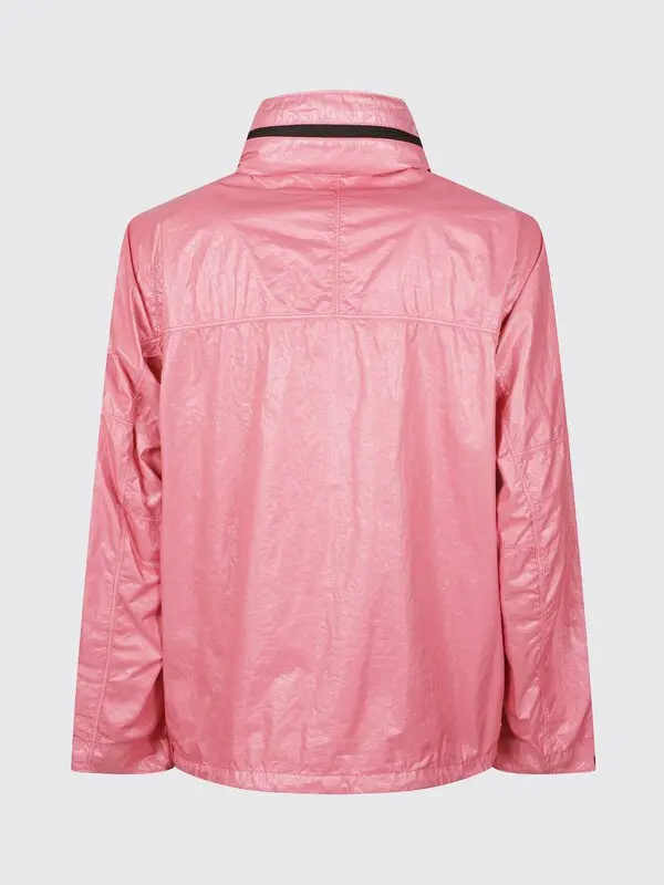 Stone Island Zip-up Jacket With Stand Collar - Pink