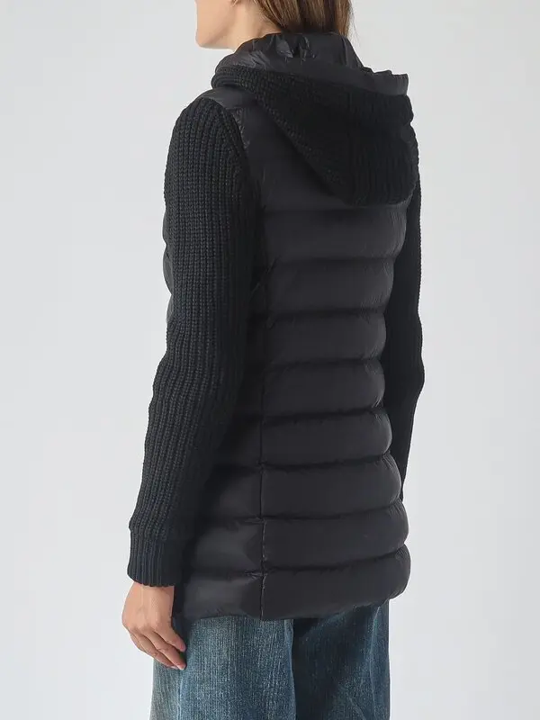 COLMAR Down Padded Jacket With Contrasting Knit Sleeves