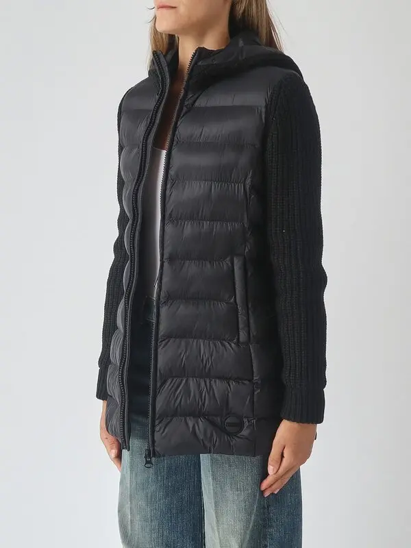 COLMAR Down Padded Jacket With Contrasting Knit Sleeves