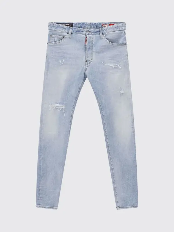 Dsquared2 Distressed Light Wash Jeans