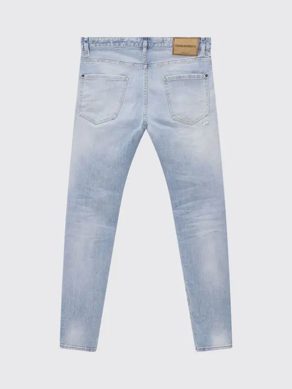 Dsquared2 Distressed Light Wash Jeans