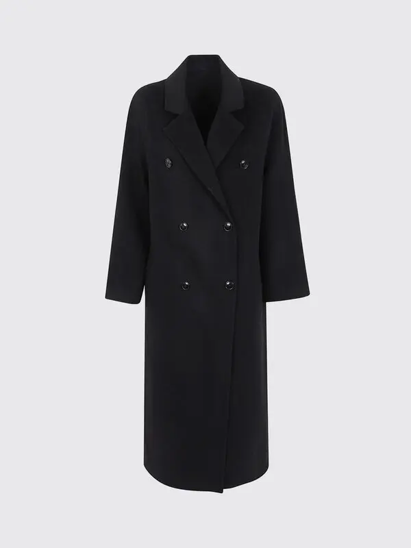 Loulou De Saison Double Breasted Coat - Black