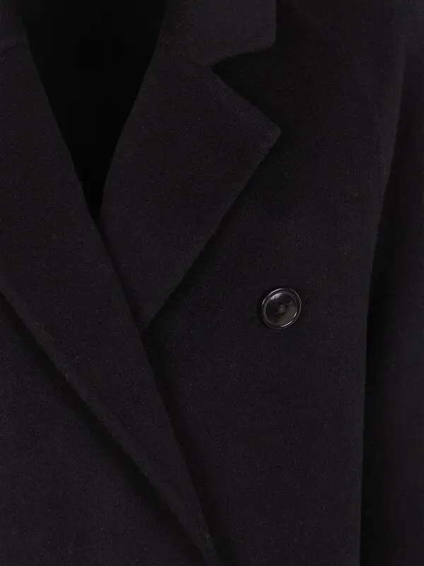 Loulou De Saison Double Breasted Coat - Black