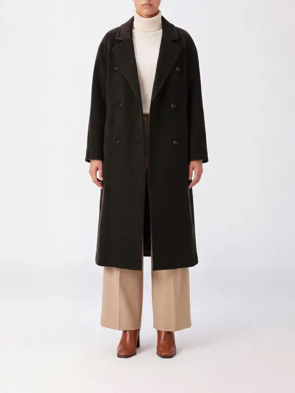 Loulou De Saison Double-breasted Coat - Brown