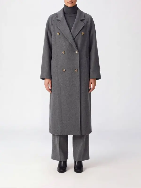 Loulou De Saison Double-breasted Coat - Grey