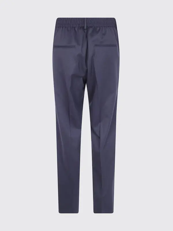 Tagliatore Tailored Drawstring Trousers - Blue