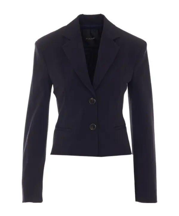 Pinko Single-breasted Cropped Jacket