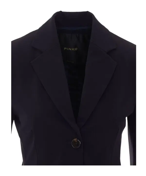 Pinko Single-breasted Cropped Jacket