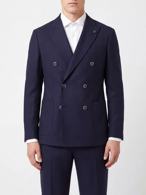 LARDINI Double Breasted Jacket