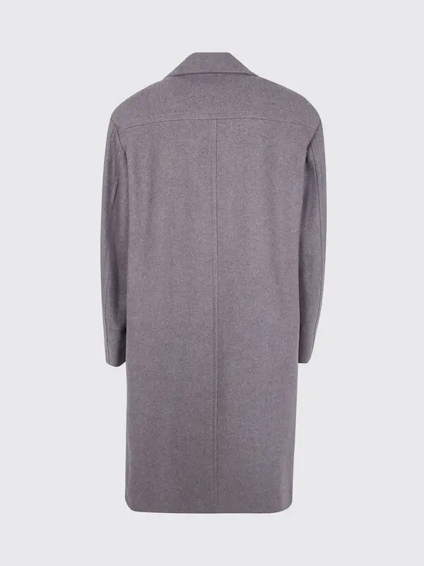 Dries Van Noten Double Breasted Coat - Grey