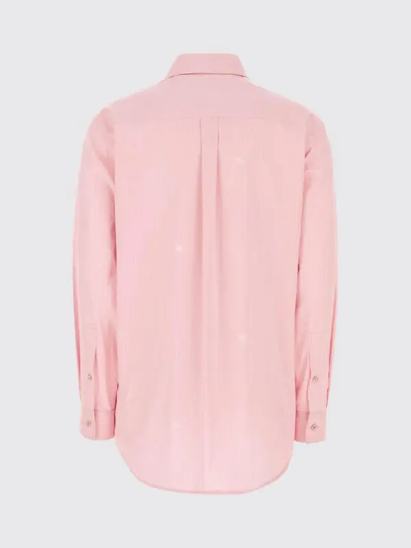 Burberry Striped Shirt With Logo Detail