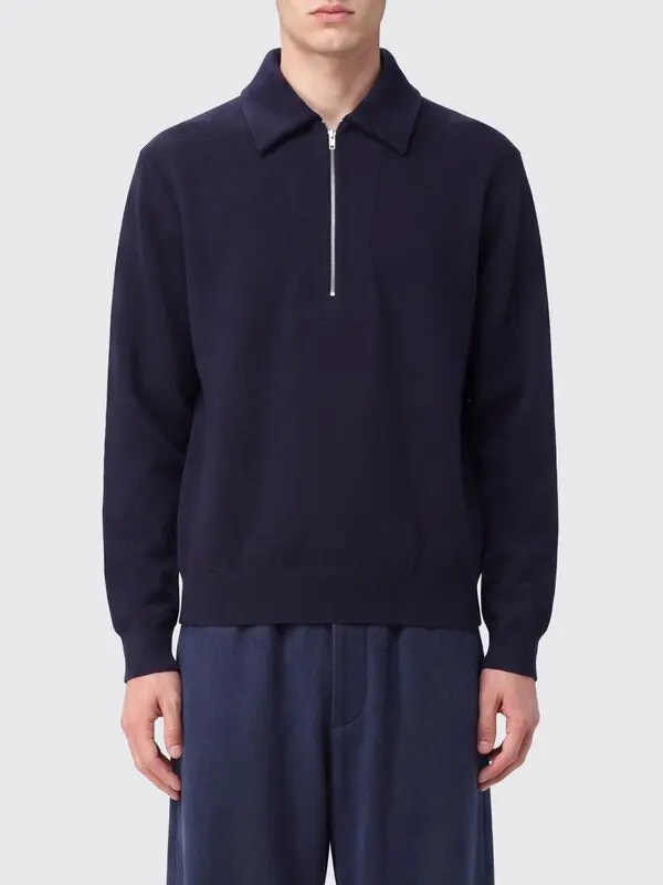 JIL SANDER Zip-up Collared Sweatshirt