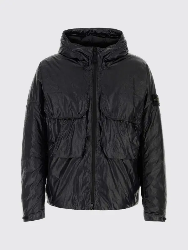 Stone Island Zip-up Jacket With Hood