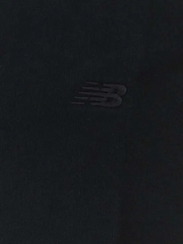 NEW BALANCE Crewneck Cotton T-shirt With A Tone-on-tone Embroidered Logo